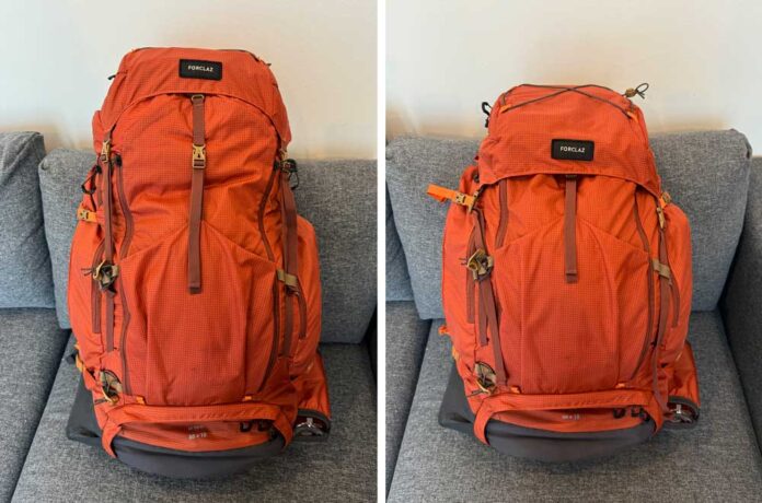 REVIEW Decathlon Forclaz MT500 Air 60+10 Hiking Backpack - Expedition ...